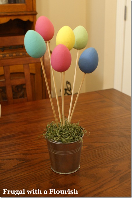 Frugal with a Flourish: Simple Easter Centerpiece